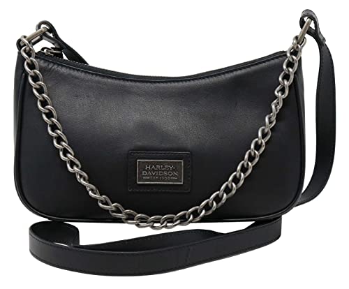 Harley-Davidson Women's Legend Collection Leather Shoulder Bag - Black