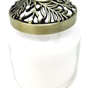 Yankee Candle White Bay Berry Illuma-Lid Jar Candle Topper for Large and Medium Original Jar Candles