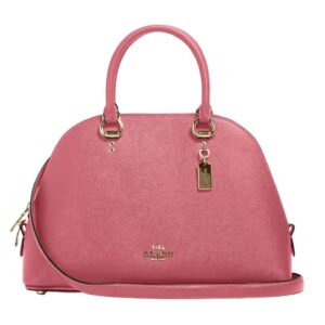 Coach Cross grained Leather Katy Satchel (IM Watermelon)