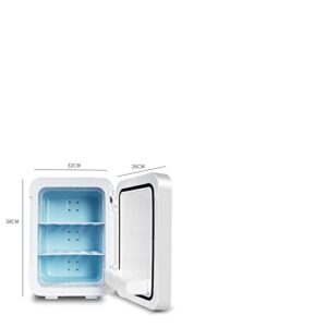 YAARN Small Fridge for Bedroom Refrigerator for Cold and Warm Box Tempered Glass Household Mini Refrigerator