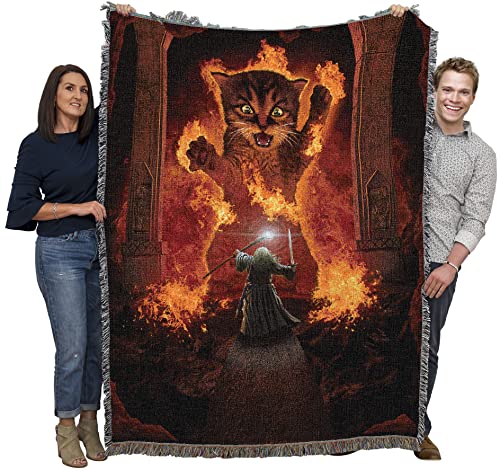 Pure Country Weavers You Shall Not Pass Blanket by Vincent HIE - Lord of The Rings Movie Parody - Cute Funny Gift Tapestry Throw Woven from Cotton - Made in The USA (72x54)