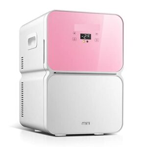 yaarn small fridge for bedroom refrigerator small mini refrigerator 22l household cosmetics dual-use refrigerator heating and cooling refrigerator