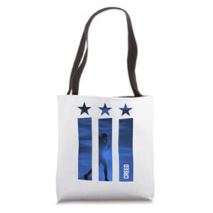 adonis creed 3 stars 3 bars blue tote bag