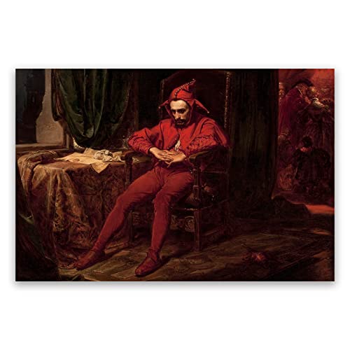 ZZPT Stanczyk Painting by Jan Matejk - Fine Art Poster - Cool Wall Decor - Modern Canvas Prints Wall Art for Bedroom Living Room Office Unframed (12x18in/30x45cm)