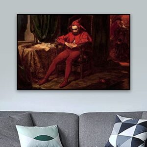 ZZPT Stanczyk Painting by Jan Matejk - Fine Art Poster - Cool Wall Decor - Modern Canvas Prints Wall Art for Bedroom Living Room Office Unframed (12x18in/30x45cm)