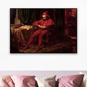 ZZPT Stanczyk Painting by Jan Matejk - Fine Art Poster - Cool Wall Decor - Modern Canvas Prints Wall Art for Bedroom Living Room Office Unframed (12x18in/30x45cm)