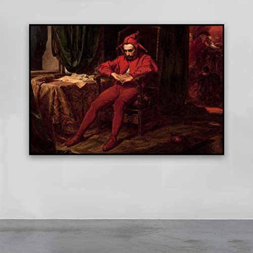 ZZPT Stanczyk Painting by Jan Matejk - Fine Art Poster - Cool Wall Decor - Modern Canvas Prints Wall Art for Bedroom Living Room Office Unframed (12x18in/30x45cm)