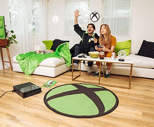 Xbox Logo 39-Inch Area Rug | Indoor Floor Mat, Accent Rugs For Living Room and Bedroom