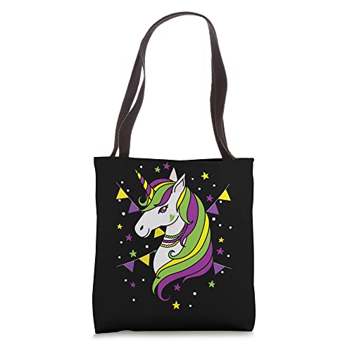 Unicorn Lover Mardi Gras Celebration New Orleans Louisiana Tote Bag