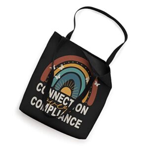 Dyslexia Rainbow Connection Over Compliance Sped Teacher ABA Tote Bag