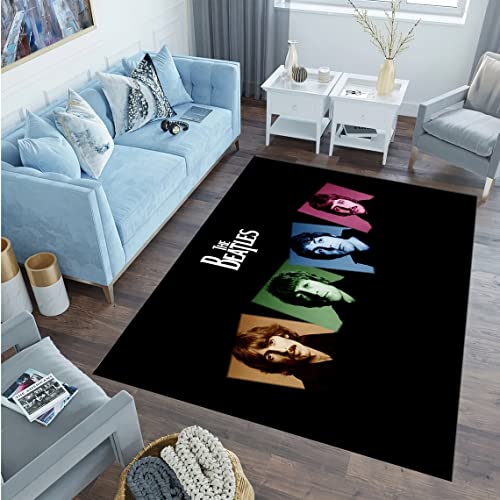 Beatles Rugs, Beatles Gifts, Beatles Rugs for Living Room, Non Slip Rug, Area Rug, Beatles Rugs for Bedroom, Themed RugRug,Themed Rug, Rug for Living Room,rughouse34_891.1