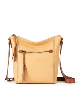 the sak ashland leather crossbody, buttercup