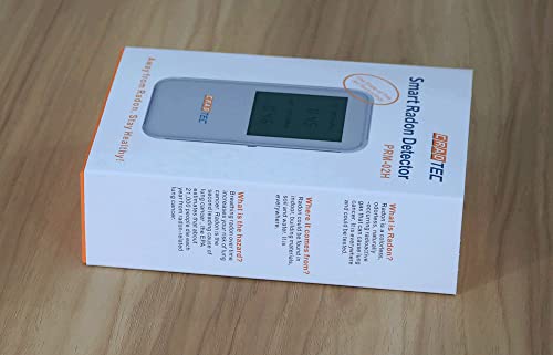 CRADTEC Smart Radon Detector, Radon Detector for Home, Digital Display, Easy-to-Use, Portable, Only Need 3 AAA Battery, Long and Short Term Monitor, pCi/L and Bq/m3 Switchable