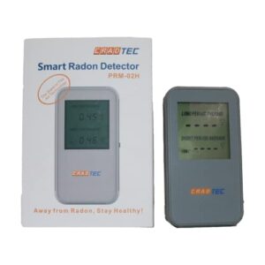 CRADTEC Smart Radon Detector, Radon Detector for Home, Digital Display, Easy-to-Use, Portable, Only Need 3 AAA Battery, Long and Short Term Monitor, pCi/L and Bq/m3 Switchable