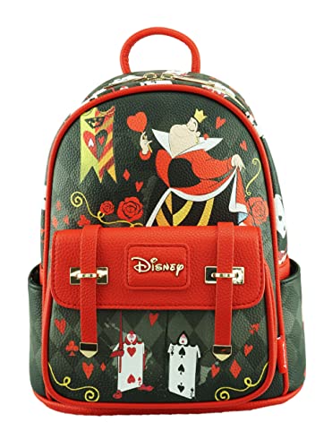 Wondapop Disney Queen of Hearts 11" Vegan Leather Fashion Mini Backpack