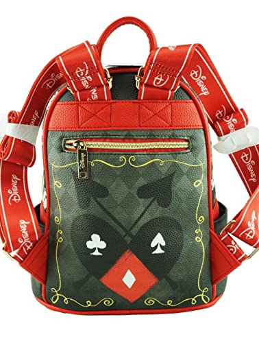 Wondapop Disney Queen of Hearts 11" Vegan Leather Fashion Mini Backpack