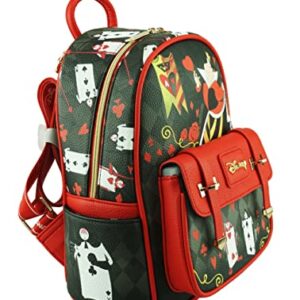 Wondapop Disney Queen of Hearts 11" Vegan Leather Fashion Mini Backpack