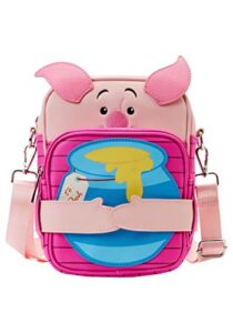 loungefly disney winnie the pooh piglet “crossbuddy” bag