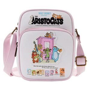 loungefly disney the aristocats poster passport crossbody bag