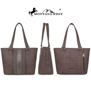 Montana West Women Fashion Handbag Tote Shoulder Bag Spacious Top Handle Satchel Western Purse