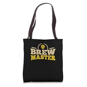 brew master homebrewing winemaking brewery craftbeer hop tote bag