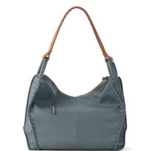 The Sak Los Feliz Hobo in Leather, Lined, Roomy Shoulder Purse, Indigo