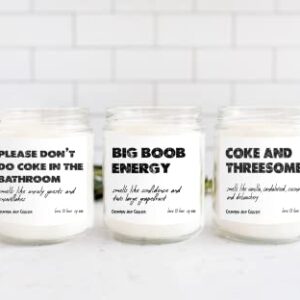 Coke and Threesomes Vanilla Coconut Sandalwood 9 oz Candle