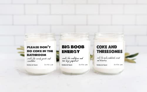 Coke and Threesomes Vanilla Coconut Sandalwood 9 oz Candle