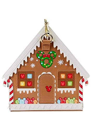 Loungefly Stitch Shoppe Minnie Gingerbread House Bag Standard