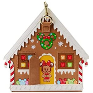 Loungefly Stitch Shoppe Minnie Gingerbread House Bag Standard