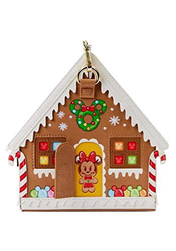 Loungefly Stitch Shoppe Minnie Gingerbread House Bag Standard