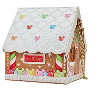 Loungefly Stitch Shoppe Minnie Gingerbread House Bag Standard