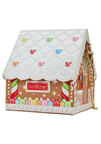 Loungefly Stitch Shoppe Minnie Gingerbread House Bag Standard