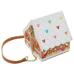 Loungefly Stitch Shoppe Minnie Gingerbread House Bag Standard