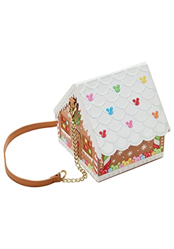 Loungefly Stitch Shoppe Minnie Gingerbread House Bag Standard