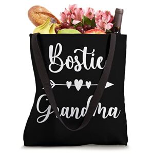 Bostie Grandma Funny Boston Terrier Dog Owner Gift Grandma Tote Bag