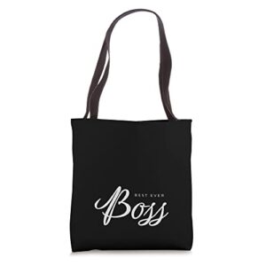 best ever boss tote bag