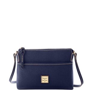 dooney & bourke saffiano ginger crossbody shoulder bag