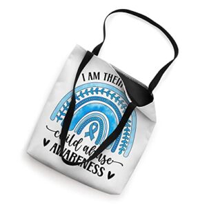 Child Abuse Awareness Rainbow Child Abuse Prevention Month Tote Bag