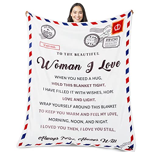 AIVXV Gifts for Women, Birthday Gifts for Women, Gifts for Her, for Women, 70" x 55" Light Throw Blanket, Valentines Day Gifts for Her