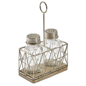 park designs modern salt and pepper caddy set