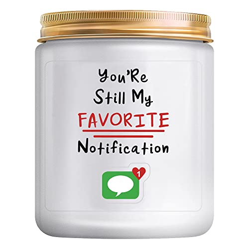 Funny Birthday Gifts for Women Men, Romantic Anniversary for Him Her Boyfriend Girlfriend Wife Husband Couples Best Friends BFF Bestie Lavender Christmas Valentines Day Candle Present