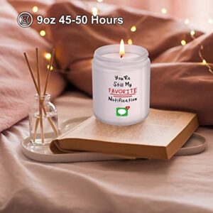 Funny Birthday Gifts for Women Men, Romantic Anniversary for Him Her Boyfriend Girlfriend Wife Husband Couples Best Friends BFF Bestie Lavender Christmas Valentines Day Candle Present