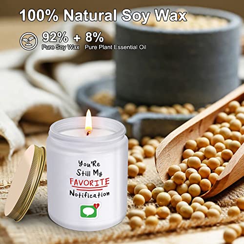 Funny Birthday Gifts for Women Men, Romantic Anniversary for Him Her Boyfriend Girlfriend Wife Husband Couples Best Friends BFF Bestie Lavender Christmas Valentines Day Candle Present