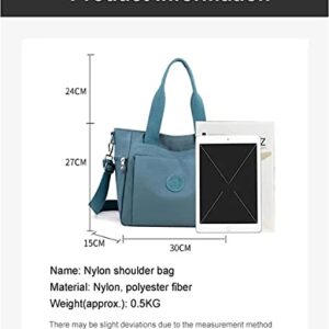 YSGBYSG Female Multi-Color Large-Capacity Tote Bag, Handbag Waterproof Canvas Design, Women's Crossbody Bag Shoulder Bag (black)