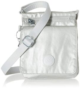 kipling women’s new eldorado minibag, lightweight crossbody, travel bag, bright metallic