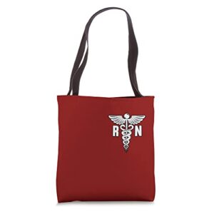 healthcare medical registered nurse rn care staff simple tote bag