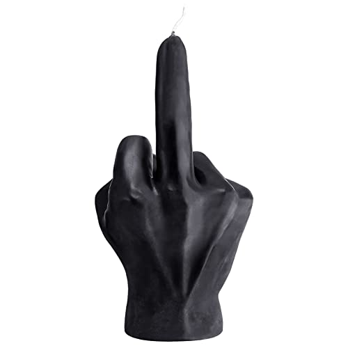 Middle Finger Candle Cool Candles Tall Birthday Candles Shaped Candles Interesting Finds Funky Candles Soy Wax Hand Gesture Candle Holiday Realistic Novelty Candles (Black)