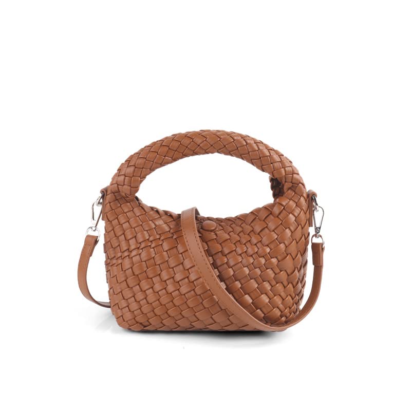 Efilra Woven Handbag (Brown)