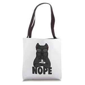 cane corso italian mastiff dog tote bag